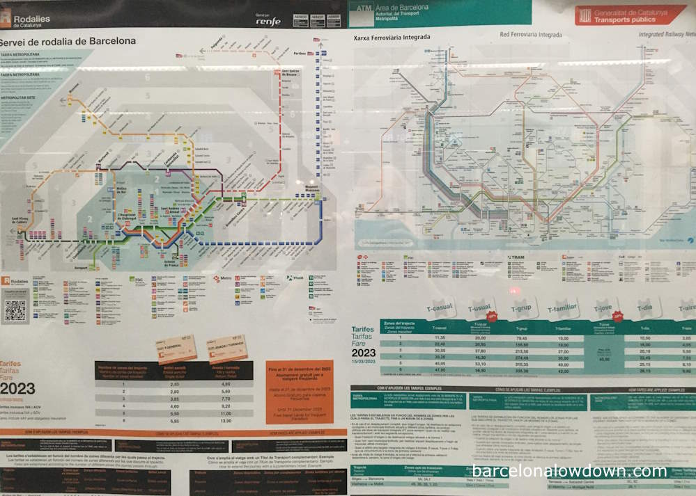 Understanding Barcelona's Public Transport Zones - Barcelona Lowdown
